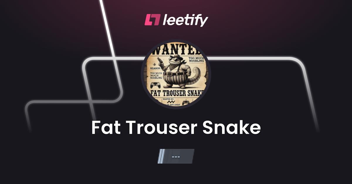Fat Trouser Snake - CS2 Stats and Player Profile - Leetify
