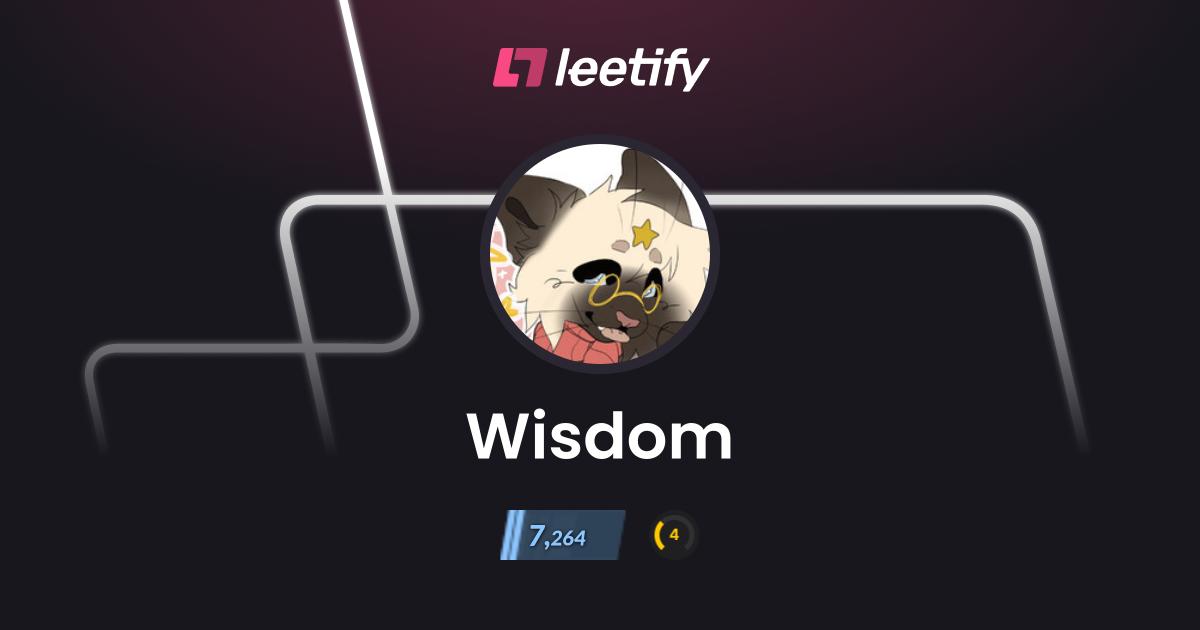 Wisdom - CS2 Stats and Player Profile - Leetify