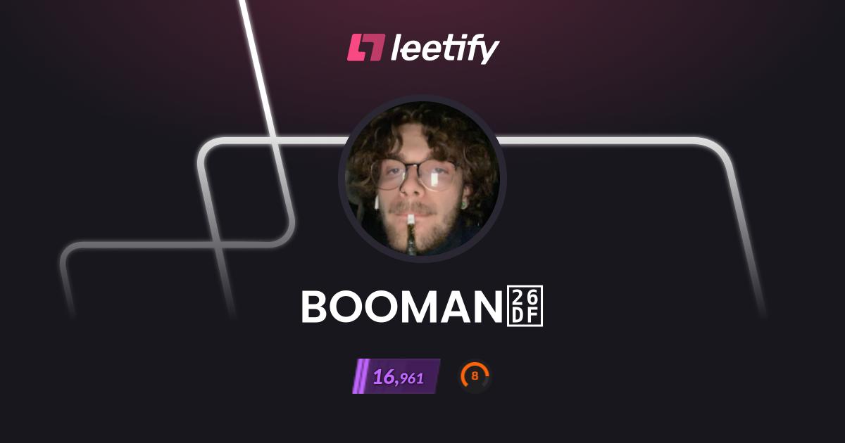 BOOMAN⛟ - CS2 Stats and Player Profile - Leetify