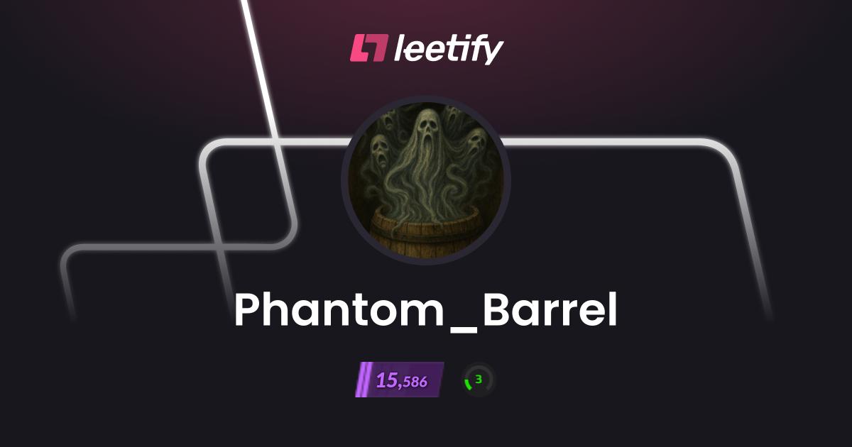 Phantom_Barrel - CS2 Stats and Player Profile - Leetify