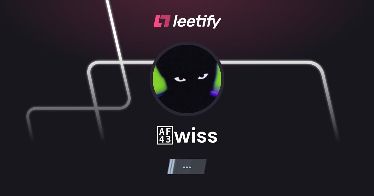 꽃wiss - CS2 Stats and Player Profile - Leetify