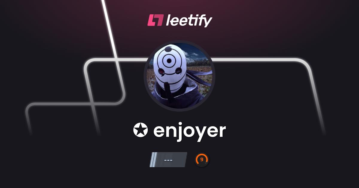 enjoyer - CS2 Stats and Player Profile - Leetify