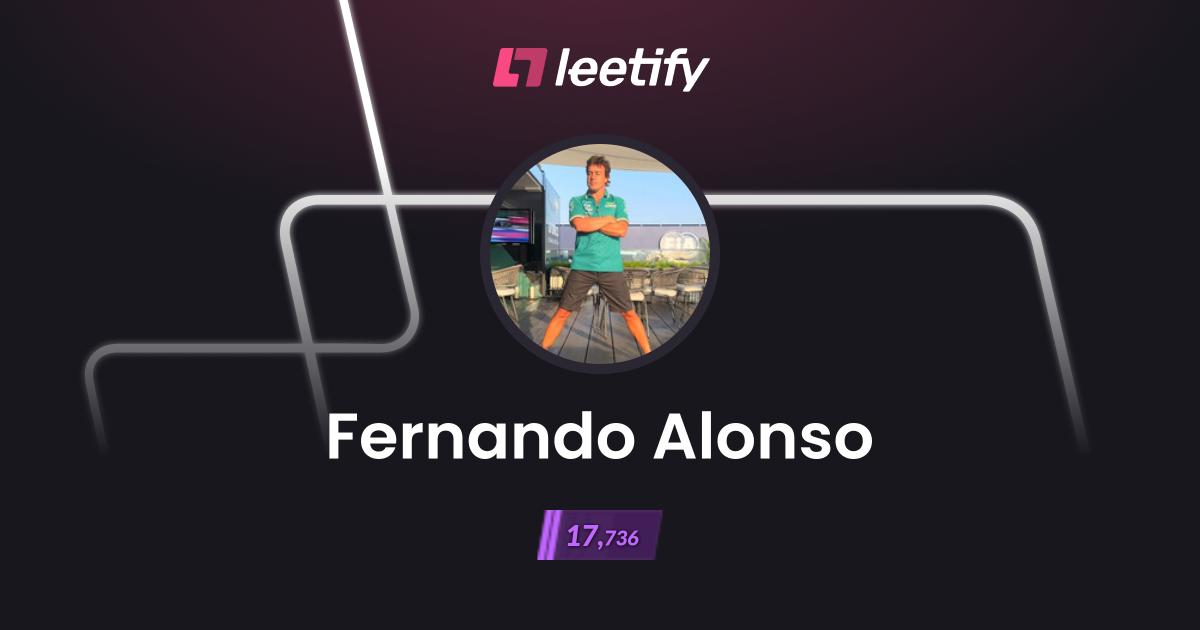Fernando Alonso - CS2 Stats and Player Profile - Leetify