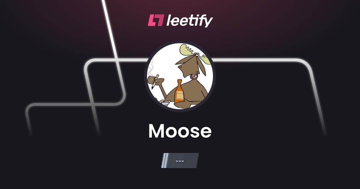 Moose - CS2 Stats and Player Profile - Leetify