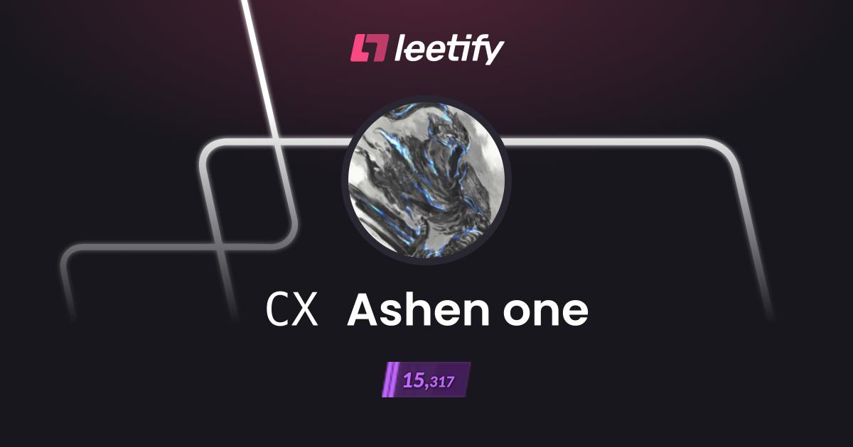 𝙲𝚇 Ashen one - CS2 Stats and Player Profile - Leetify