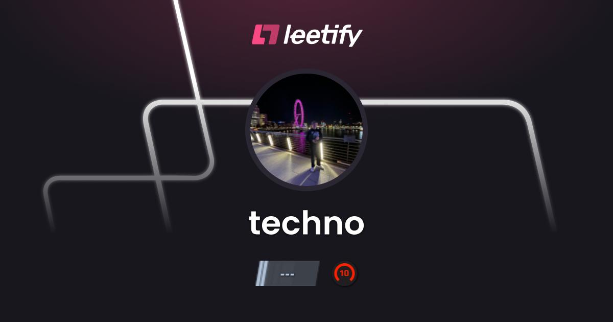 techno - CS2 Stats and Player Profile - Leetify