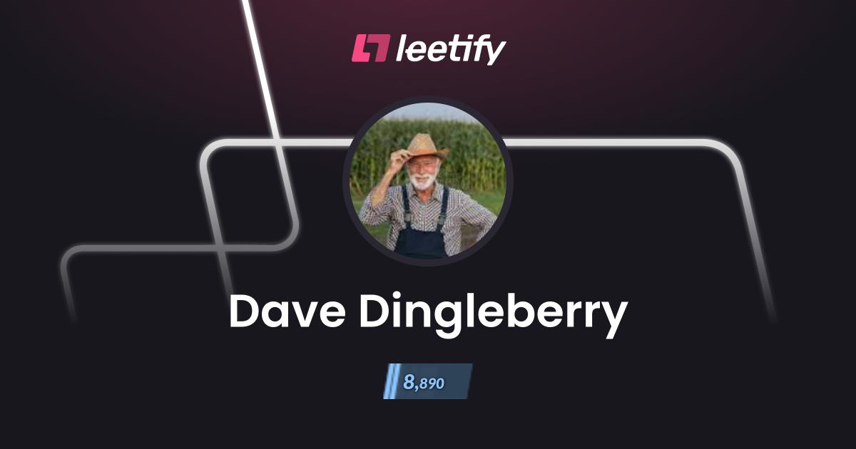 Dave Dingleberry - CS2 Stats and Player Profile - Leetify