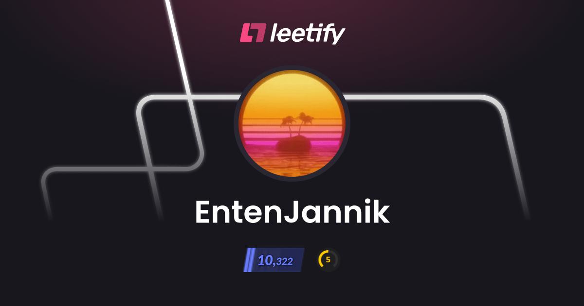 EntenJannik - CS2 Stats and Player Profile - Leetify