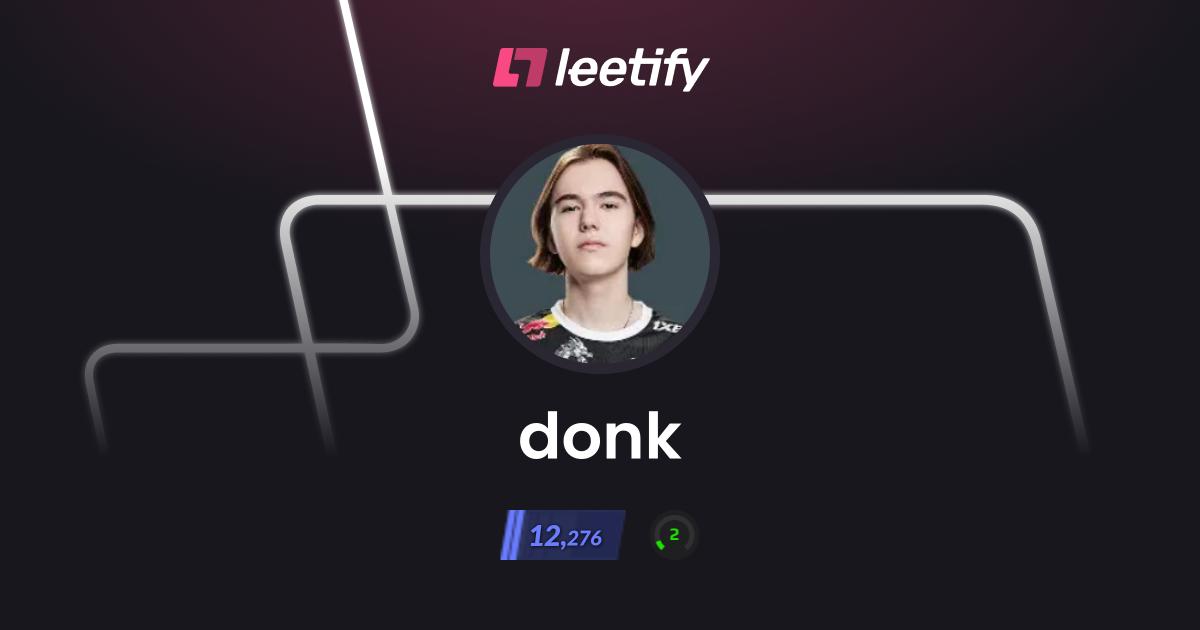 donk - CS2 Stats and Player Profile - Leetify