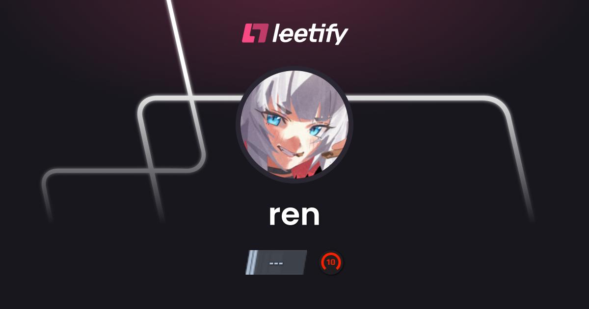 ren - CS2 Stats and Player Profile - Leetify