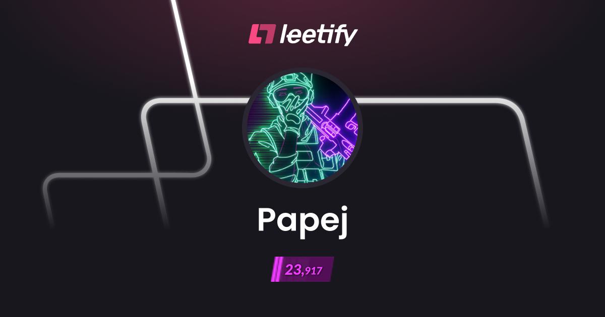 Papej - CS2 Stats and Player Profile - Leetify