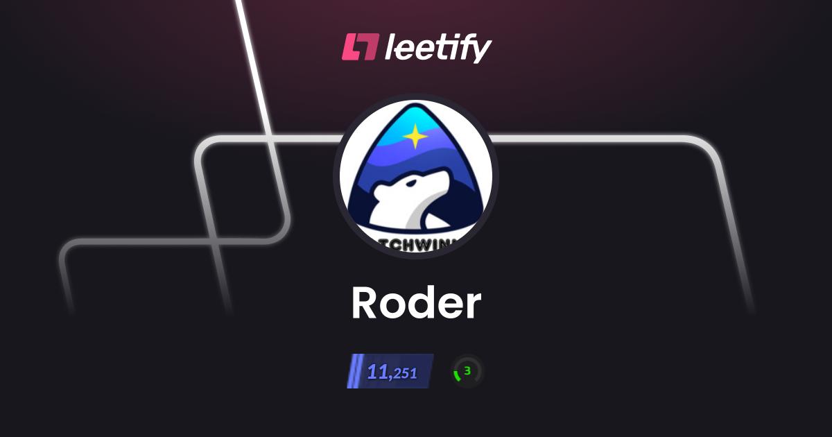 Roder - CS2 Stats and Player Profile - Leetify