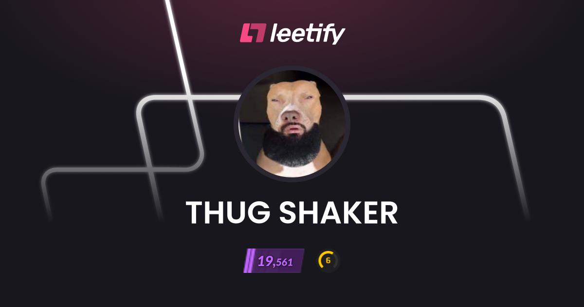 THUG SHAKER - CS2 Stats and Player Profile - Leetify