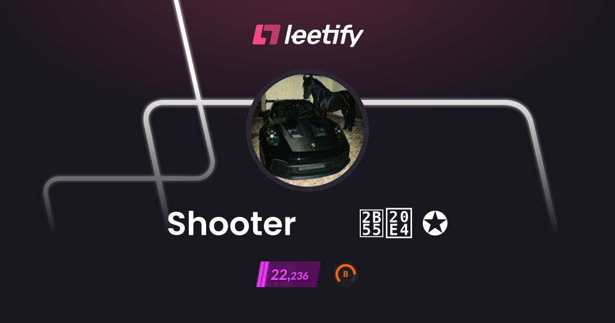 Shooter ⭕⃤ - CS2 Stats and Player Profile - Leetify