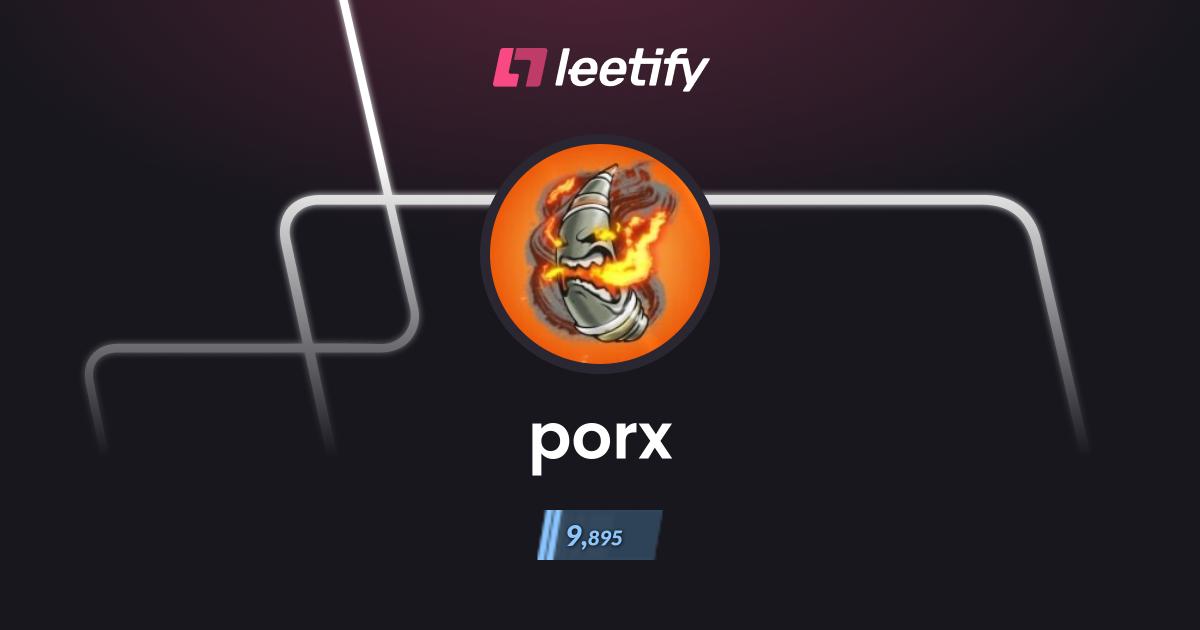 porx - CS2 Stats and Player Profile - Leetify