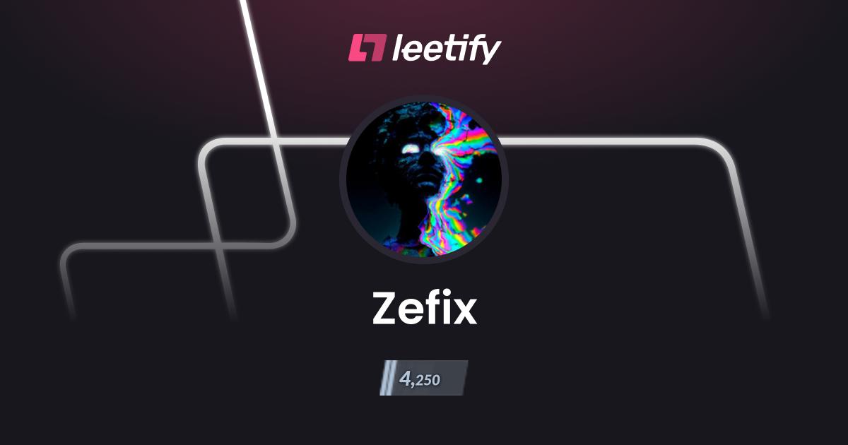 Zefix - CS2 Stats and Player Profile - Leetify