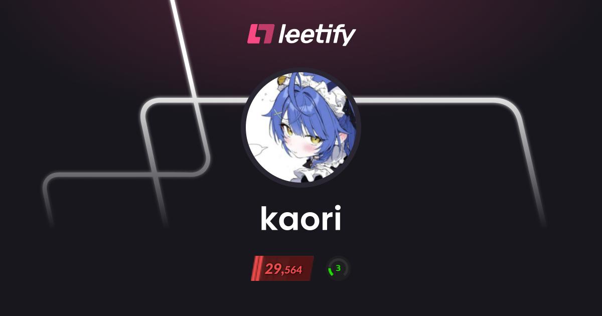 kaori - CS2 Stats and Player Profile - Leetify
