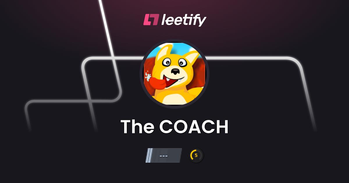 The COACH - CS2 Stats and Player Profile - Leetify