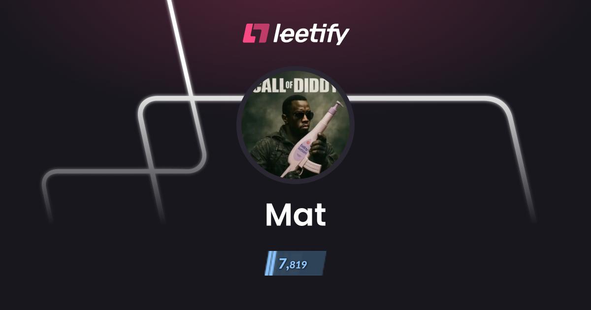 Mat - CS2 Stats and Player Profile - Leetify