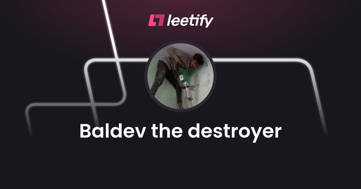 Baldev the destroyer - CS2 Stats and Player Profile - Leetify
