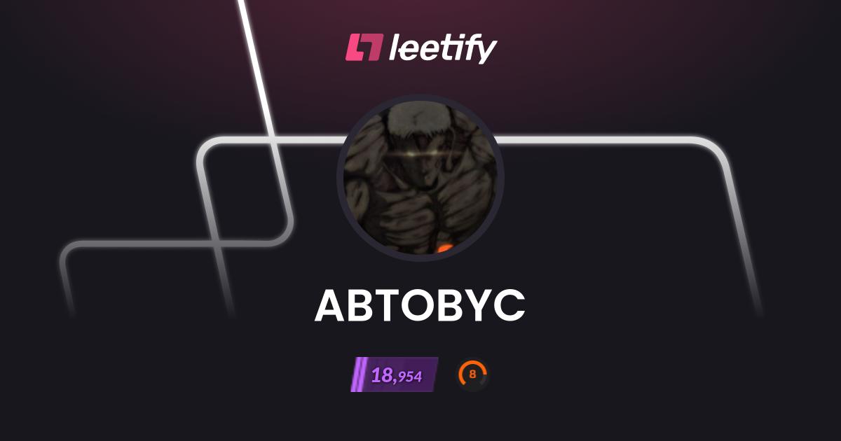 ABTOBYC - CS2 Stats and Player Profile - Leetify