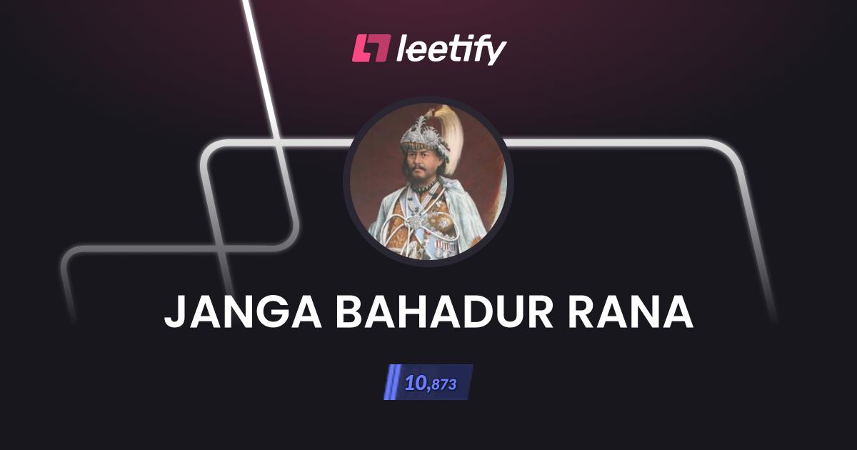 JANGA BAHADUR RANA - CS2 Stats and Player Profile - Leetify