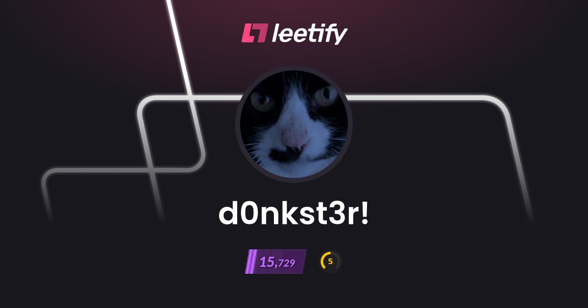 d0nk! - CS2 Stats and Player Profile - Leetify