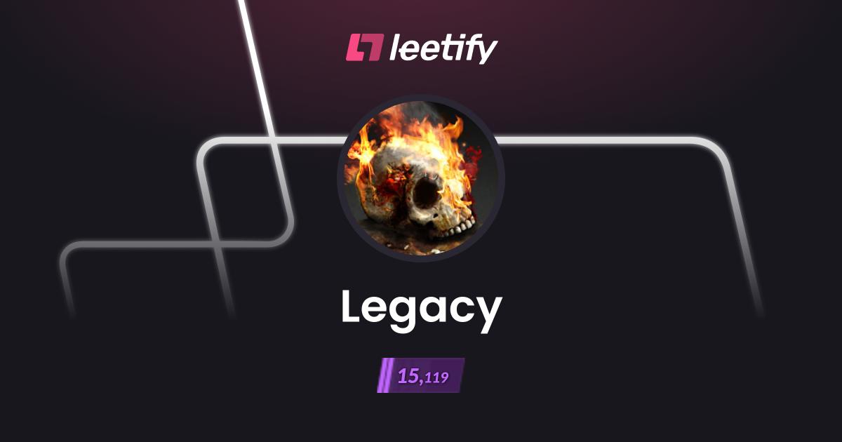 Legacy - CS2 Stats and Player Profile - Leetify