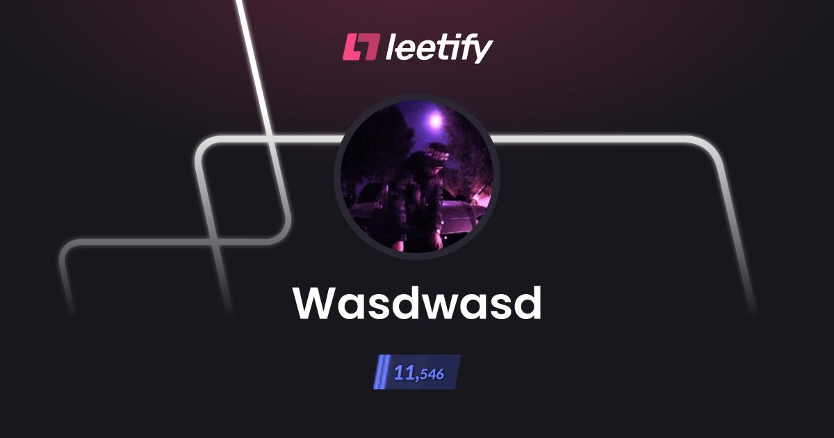Wasdwasd - CS2 Stats and Player Profile - Leetify