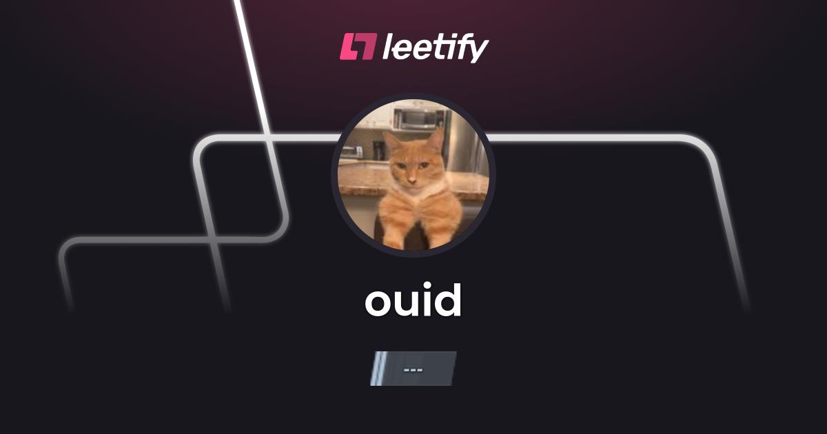 ouid - CS2 Stats and Player Profile - Leetify