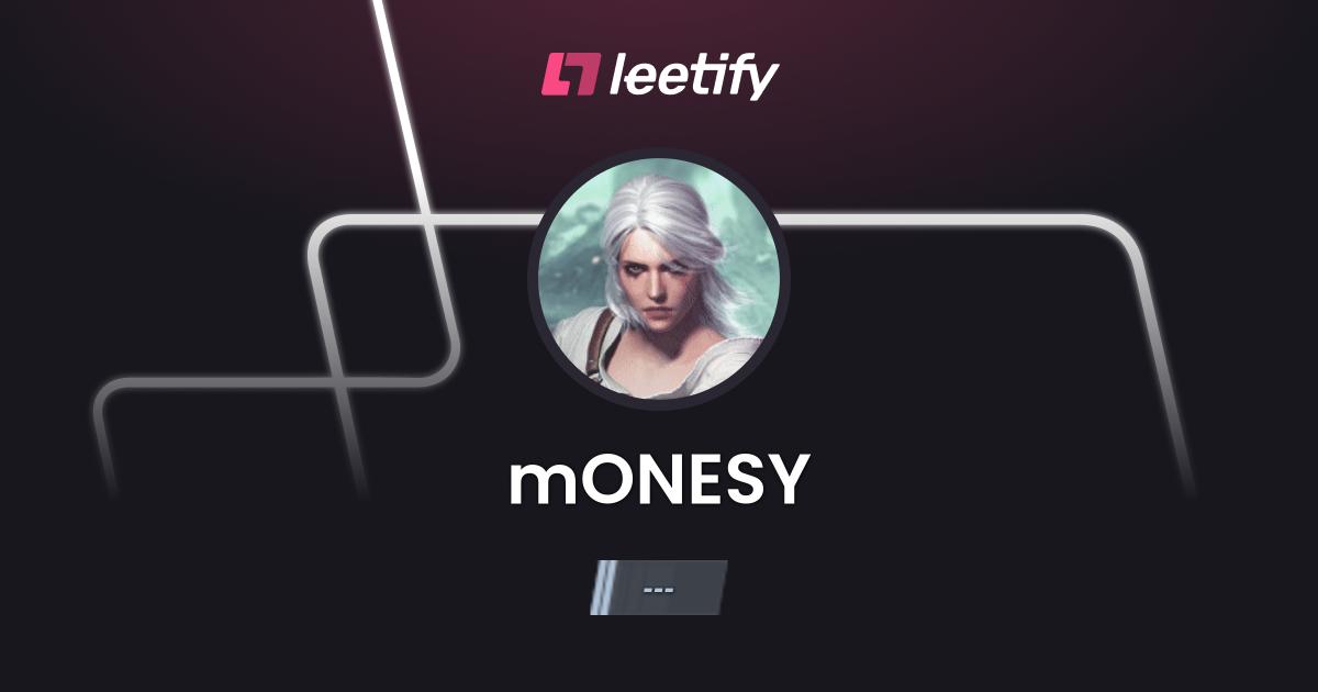 mONESY - CS2 Stats and Player Profile - Leetify