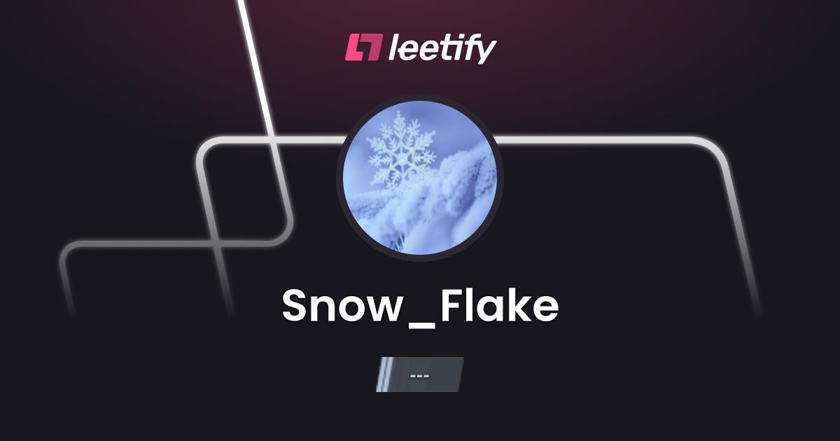 Snow_Flake - CS2 Stats and Player Profile - Leetify