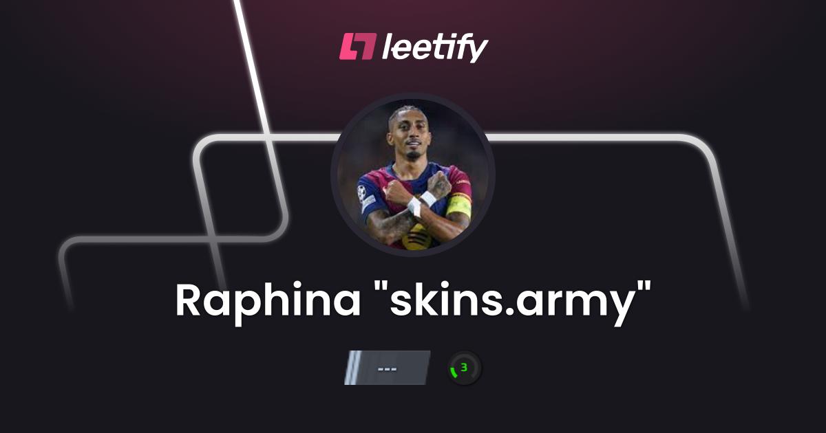 Raphina "skins.army" - CS2 Stats and Player Profile - Leetify