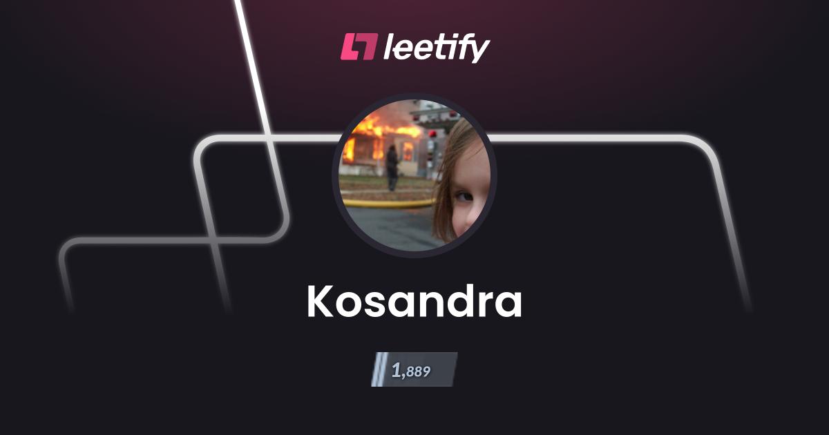 Kosandra - CS2 Stats and Player Profile - Leetify