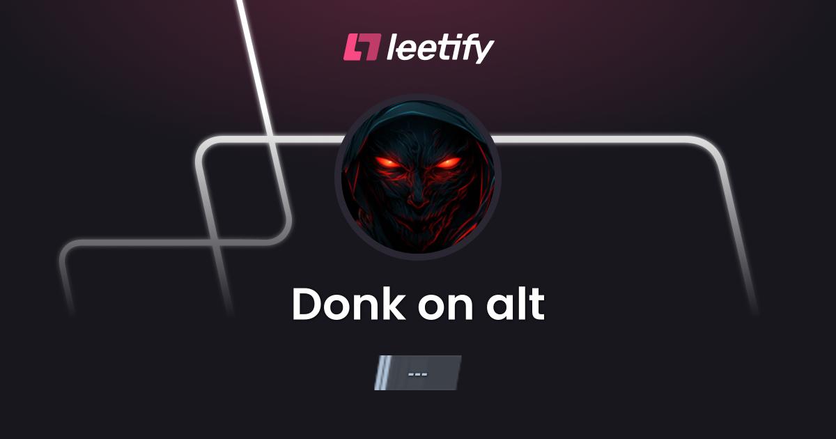 Donk on alt - CS2 Stats and Player Profile - Leetify