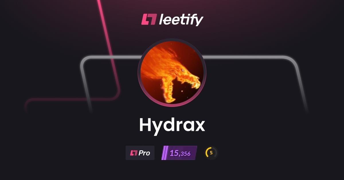 Hydrax - CS2 Stats and Player Profile - Leetify