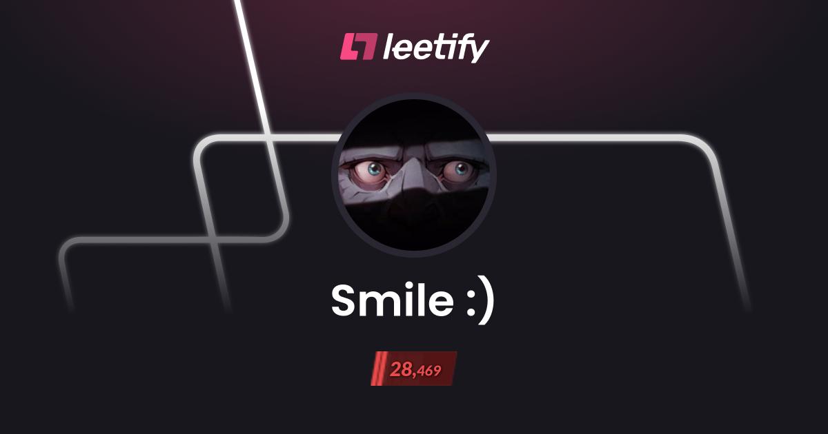 Smile :) - CS2 Stats and Player Profile - Leetify