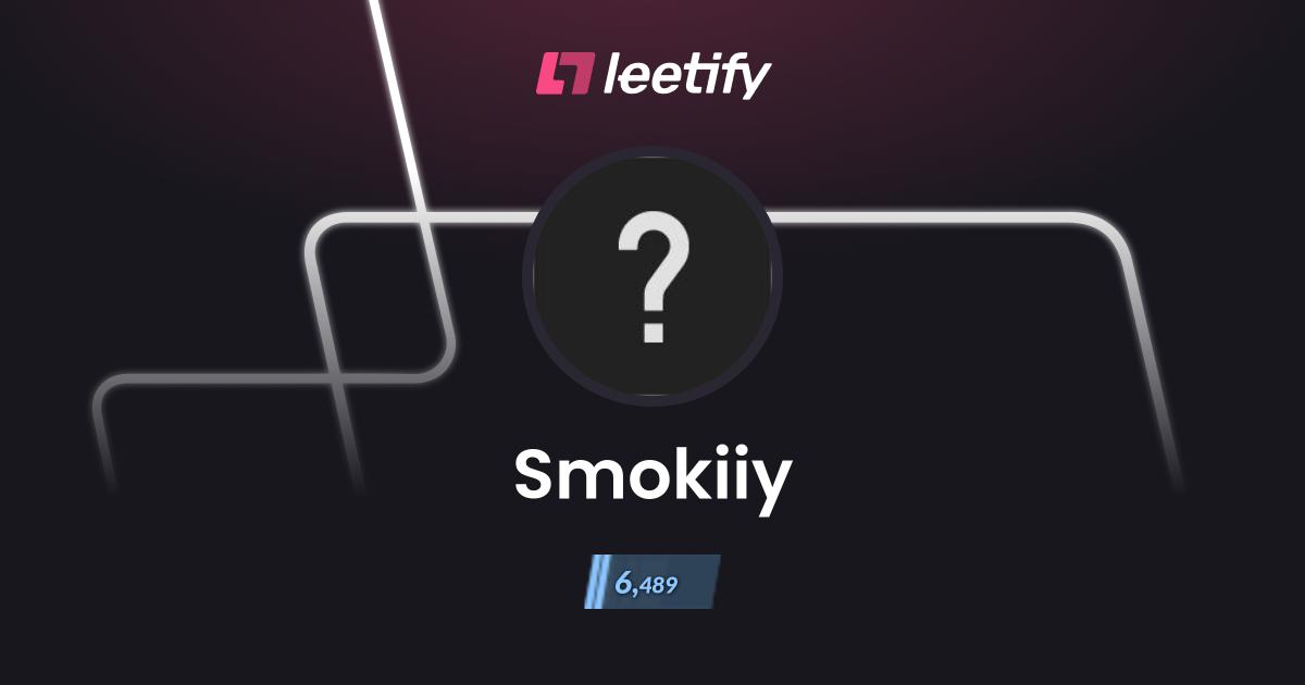 Smokiiy - CS2 Stats and Player Profile - Leetify