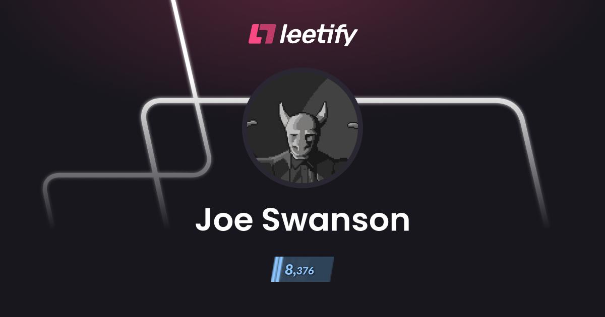 Joe Swanson - CS2 Stats and Player Profile - Leetify